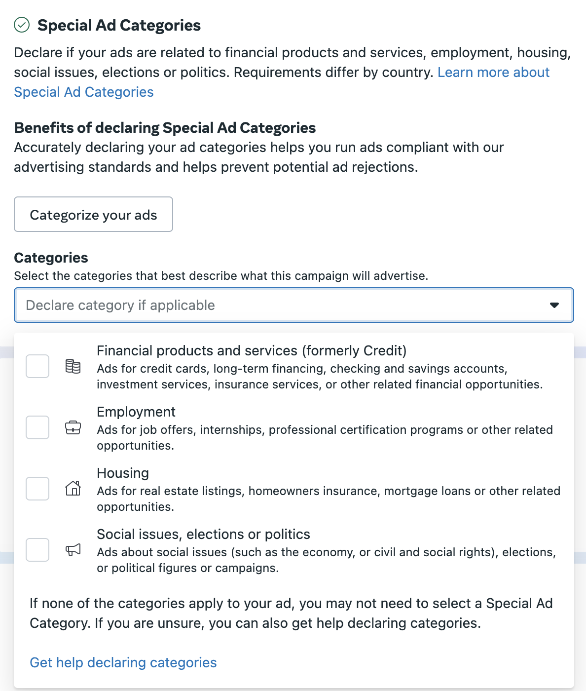 Special Ad Categories: A Guide for Meta Ads - Jon Loomer Digital