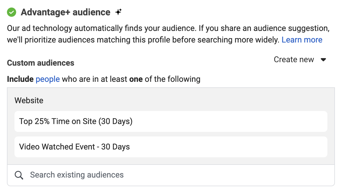 Advantage+ Audience vs. Original Audiences - Jon Loomer Digital