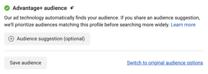 Advantage+ Audience vs. Original Audiences - Jon Loomer Digital