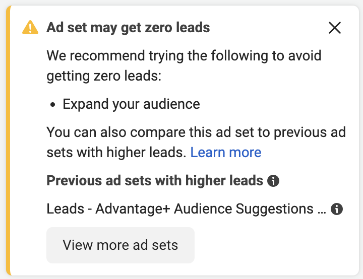 Ignore This Warning in Ads Manager - Jon Loomer Digital