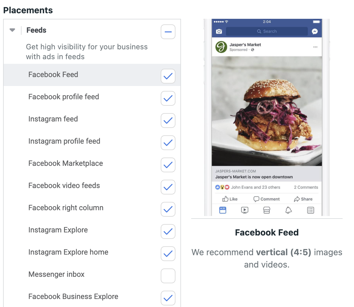 Recommended Aspect Ratios By Placement for Meta Ad Creative - Jon ...