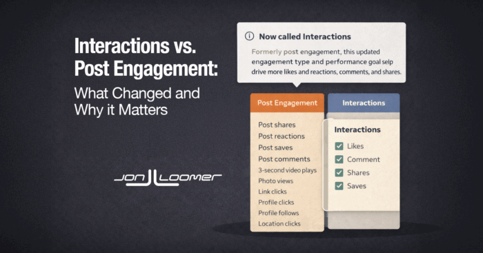 Interactions vs. Post Engagement: What Changed and Why It Matters